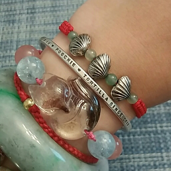 Handmade | Jewelry | Three Shells Lucky Chinese Red String Bracelet ...